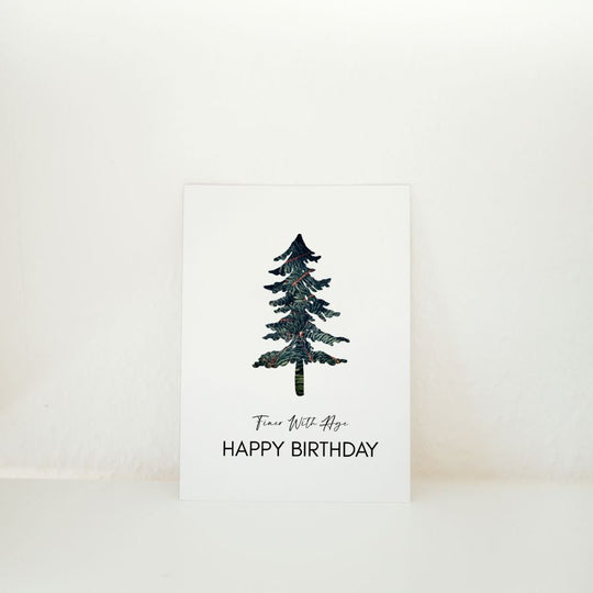 Spruce Tree Happy Birthday Card Set | Spruce and Heron
